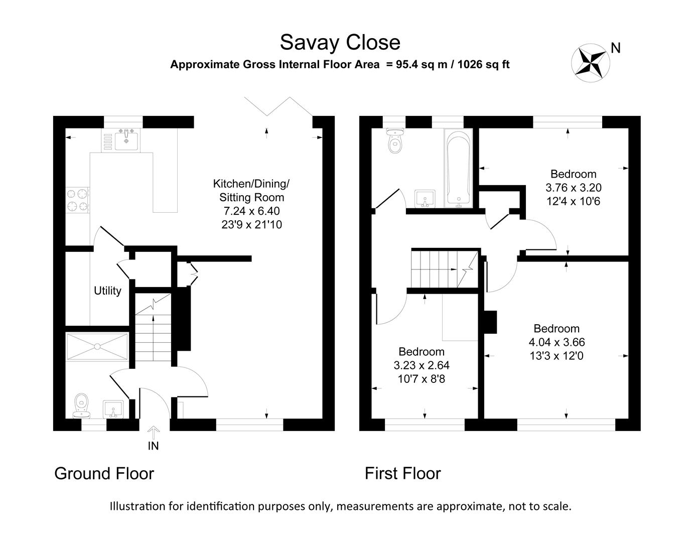 Property details for Savay Close, Denham, Offers over £500,000 Sold - Vebra
